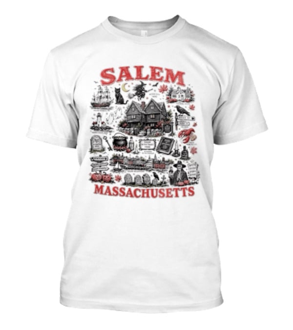 Salem Witch City 1692 Massachusetts Witch Trials In Memory Of The Innocent Witches T-Shirt