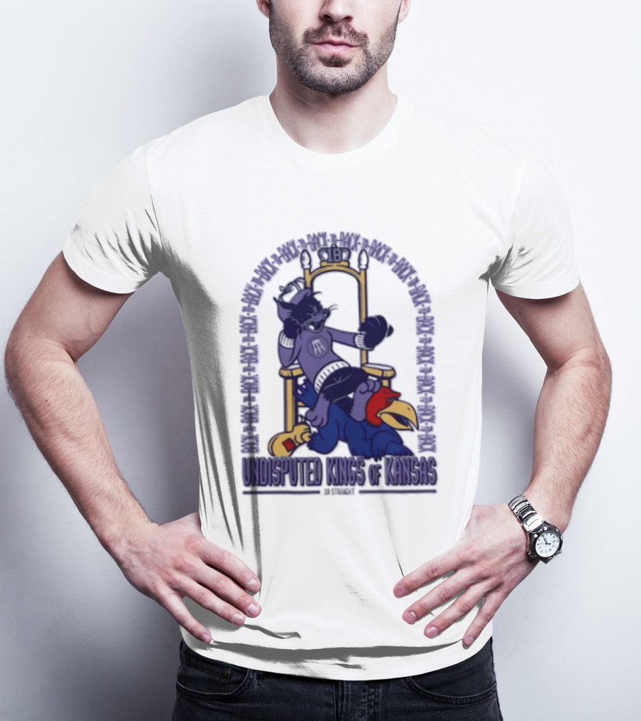Undisputed Kings Of Kansas Wildcats Throne Victory Over Jayhawk Rivals T-Shirt