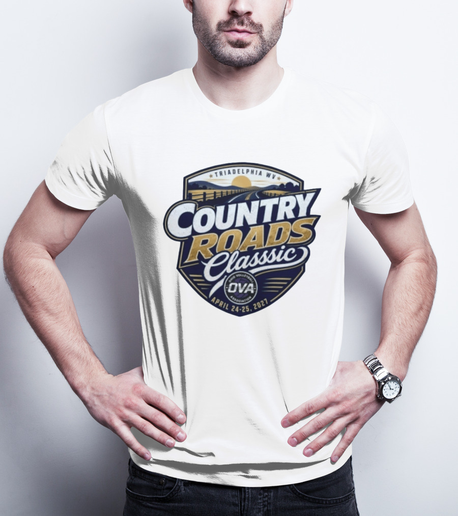 7th Annual OVA Country Roads Classic 2027 Triadelphia WV April 24 25 T-Shirt