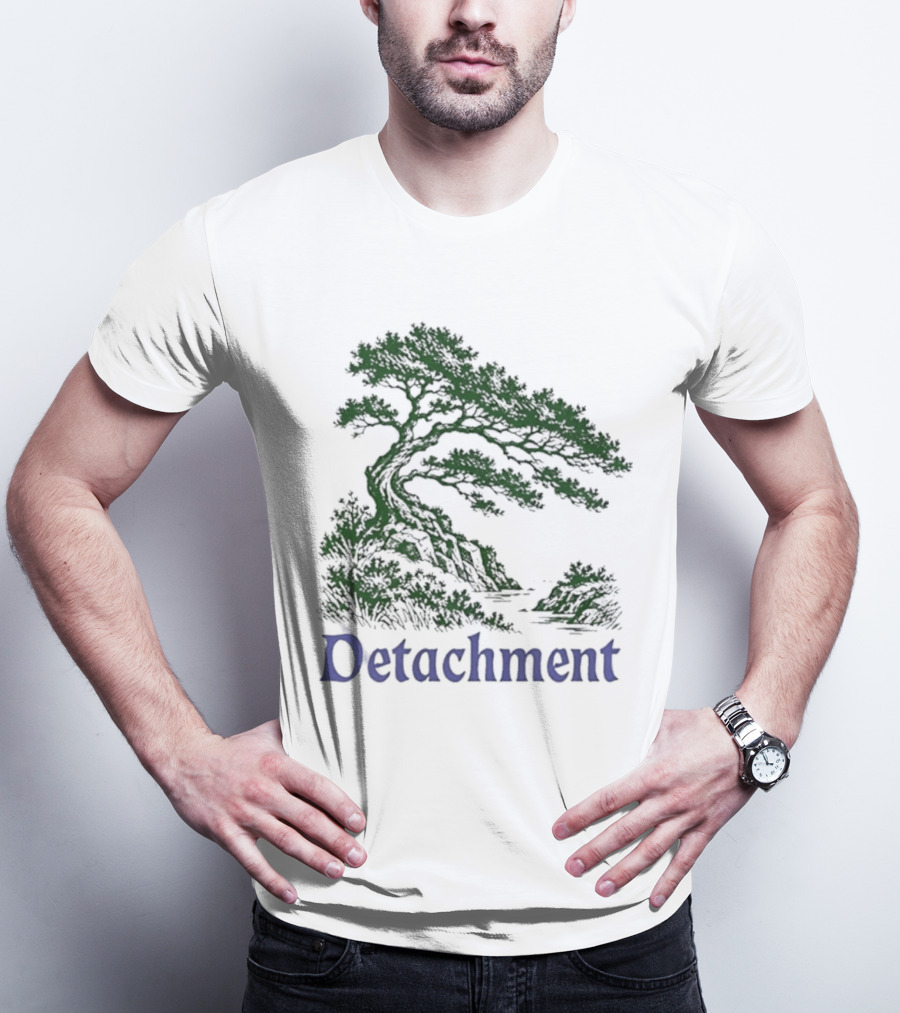 Detachment Bonsai Tree Zen Mindfulness T-Shirt