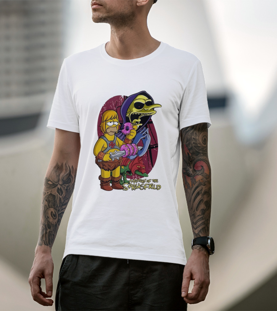 Masters Of The Springfield Homer Simps Skeletor Mashup T-Shirt