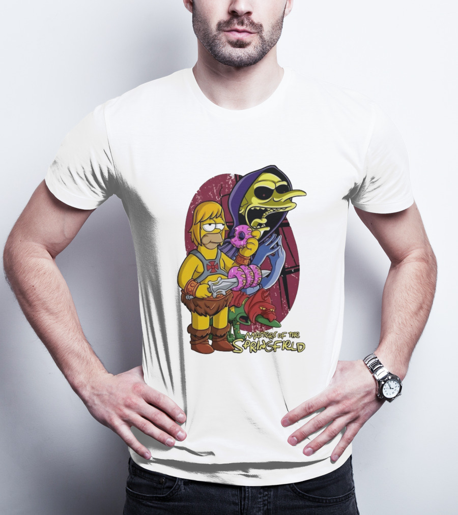 Masters Of The Springfield Homer Simps Skeletor Mashup T-Shirt