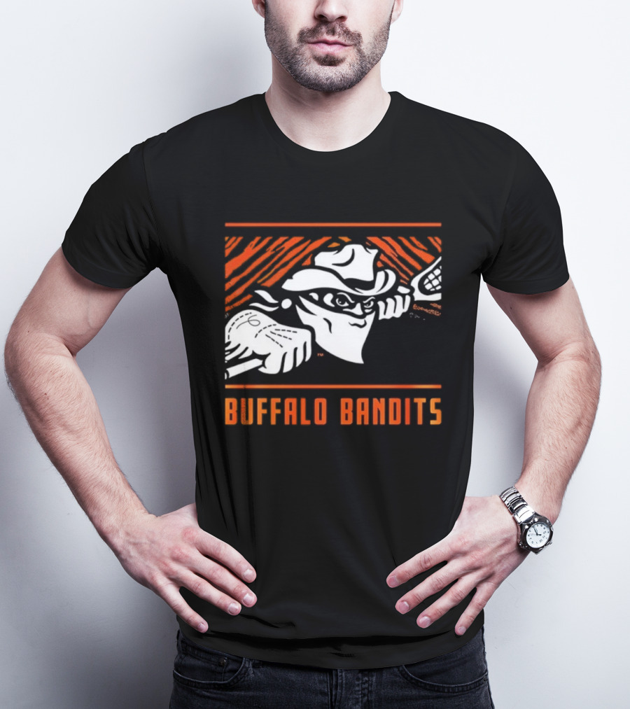 Buffalo Bandits Lacrosse NLL Banditland Cowboy T-Shirt