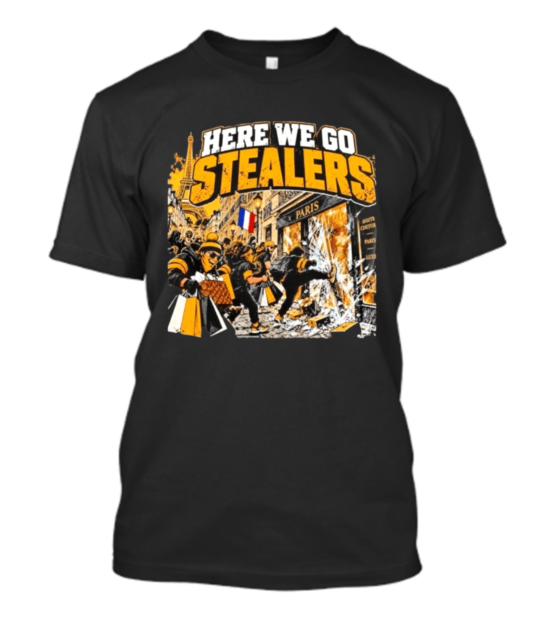 Here We Go Stealers Paris Haute Couture Lux T-Shirt