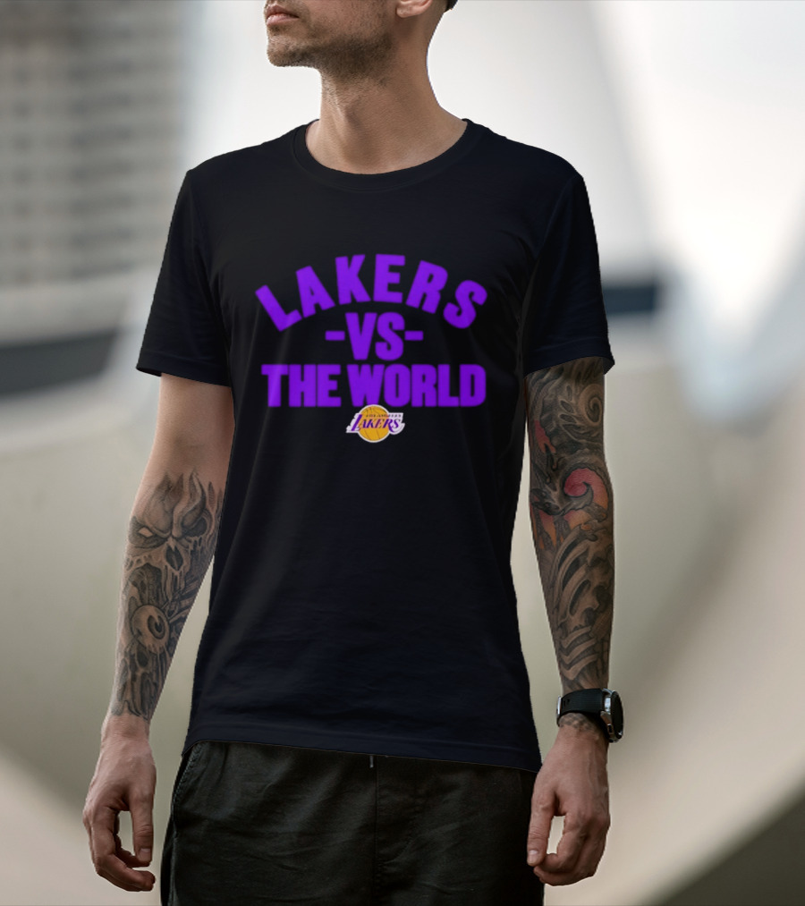 Los Angeles Lakers Vs The World NBA Basketball Lakers T-Shirt