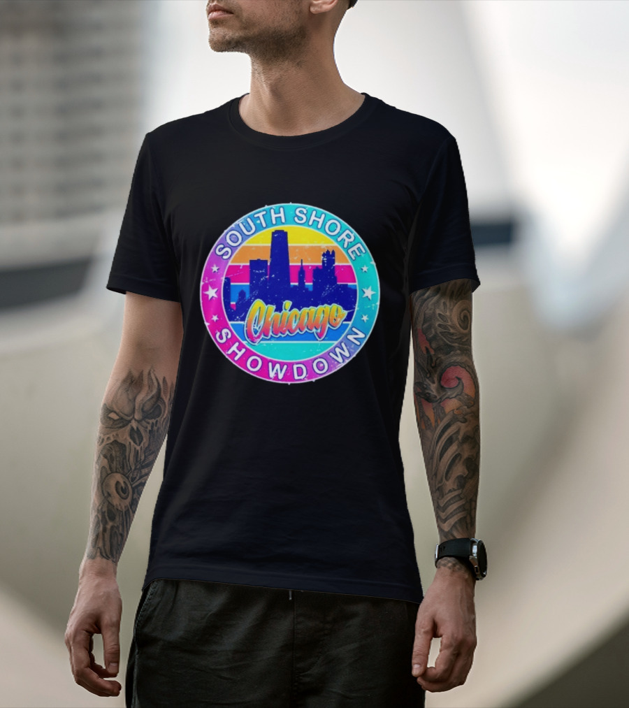 South Shore Showdown Chicago Skyline T-Shirt