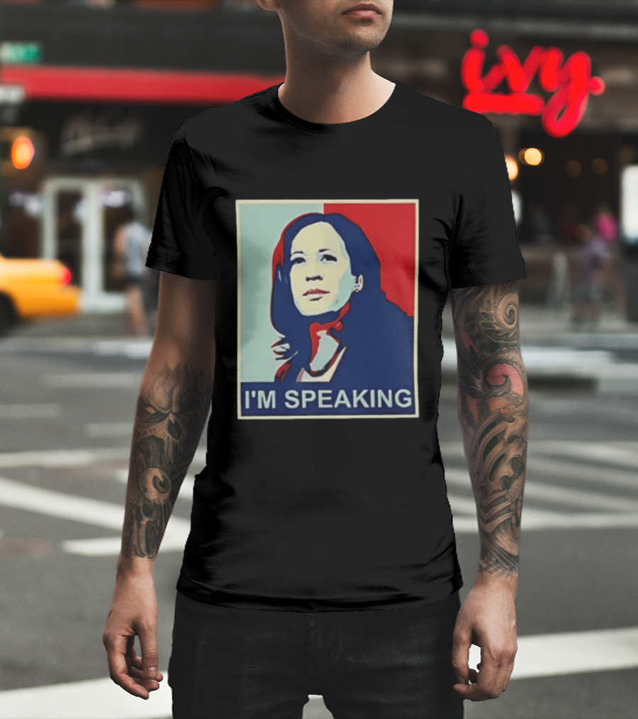 Kamala Harris I'm Speaking Retro Pop T-Shirt