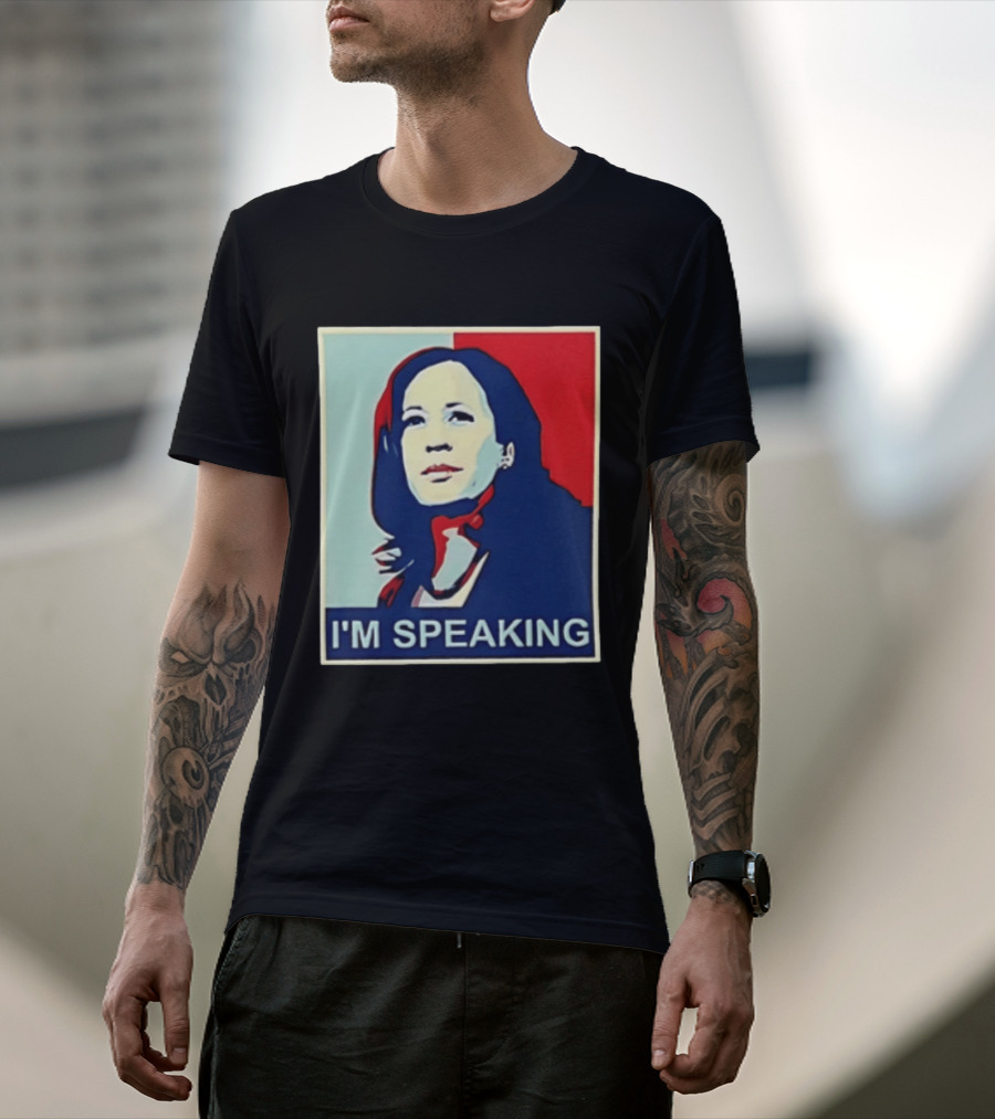 Kamala Harris I'm Speaking Retro Pop T-Shirt