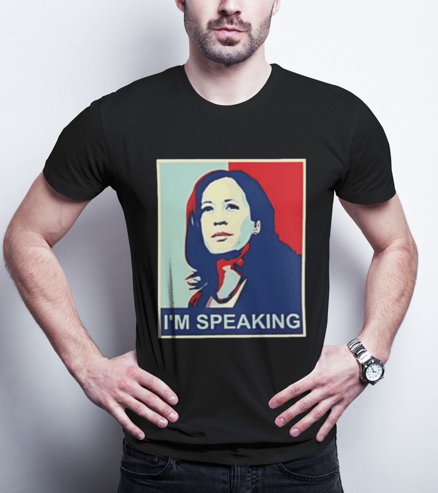 Kamala Harris I'm Speaking Retro Pop T-Shirt