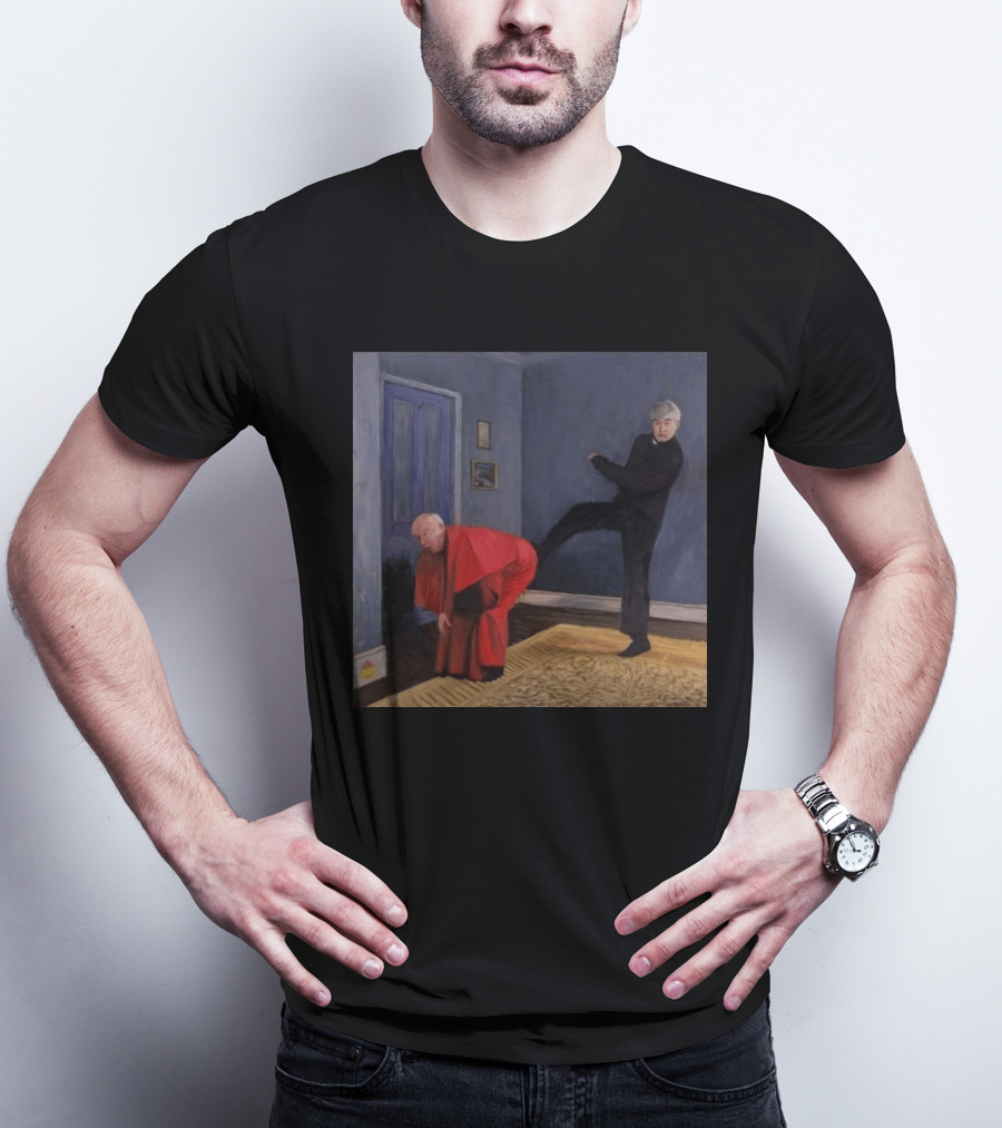 Surrealist Painting Absurdist Humor Bizarre Room Scene T-Shirt