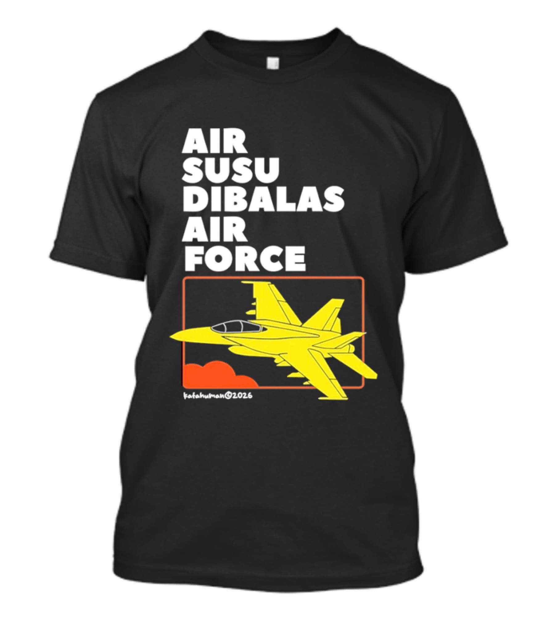 Air Susu Dibalas Air Force Fighter Jet Indonesian Pun T-Shirt