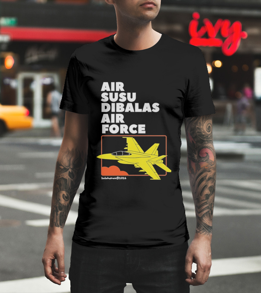 Air Susu Dibalas Air Force Fighter Jet Indonesian Pun T-Shirt