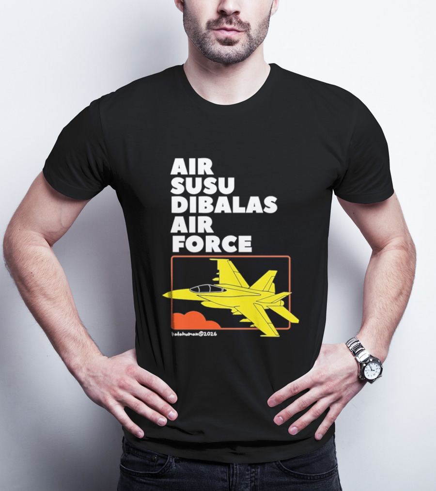 Air Susu Dibalas Air Force Fighter Jet Indonesian Pun T-Shirt