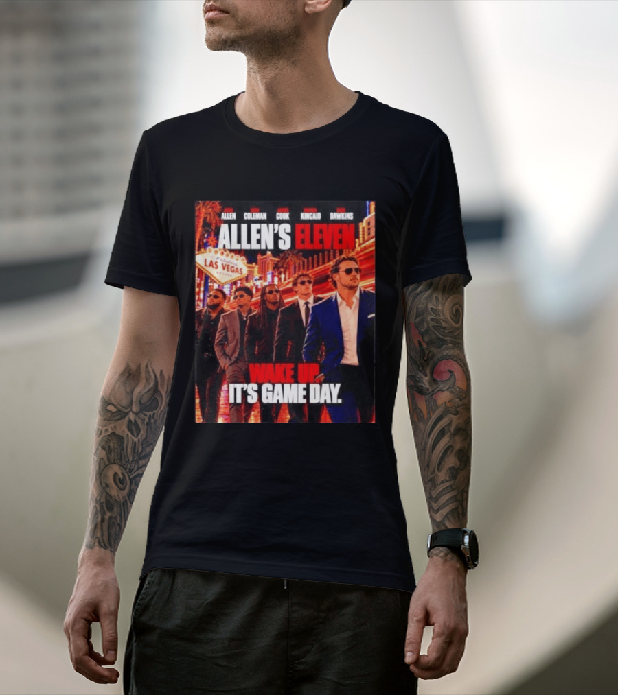 Allen's Eleven Wake Up It's Game Day Las Vegas T-Shirt