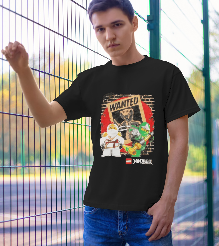 LEGO Ninjago Wanted Duo Youth Character Battle Scene T-Shirt