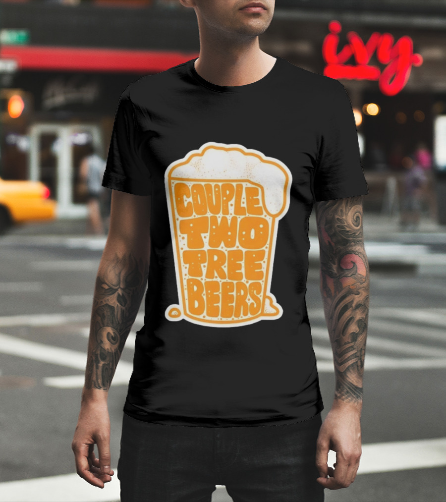 Couple Two Tree Beers Beer Drinking T-Shirt