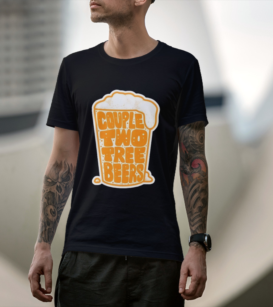 Couple Two Tree Beers Beer Drinking T-Shirt