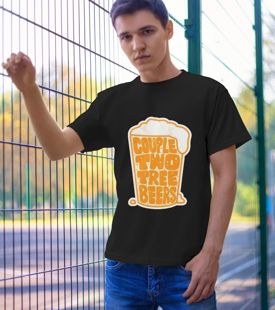 Couple Two Tree Beers Beer Drinking T-Shirt