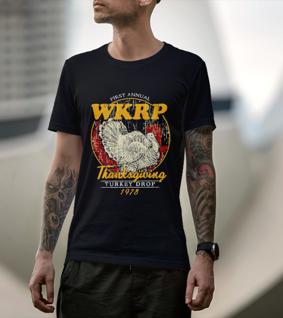 First Annual WKRP Thanksgiving Turkey Drop 1978 T-Shirt