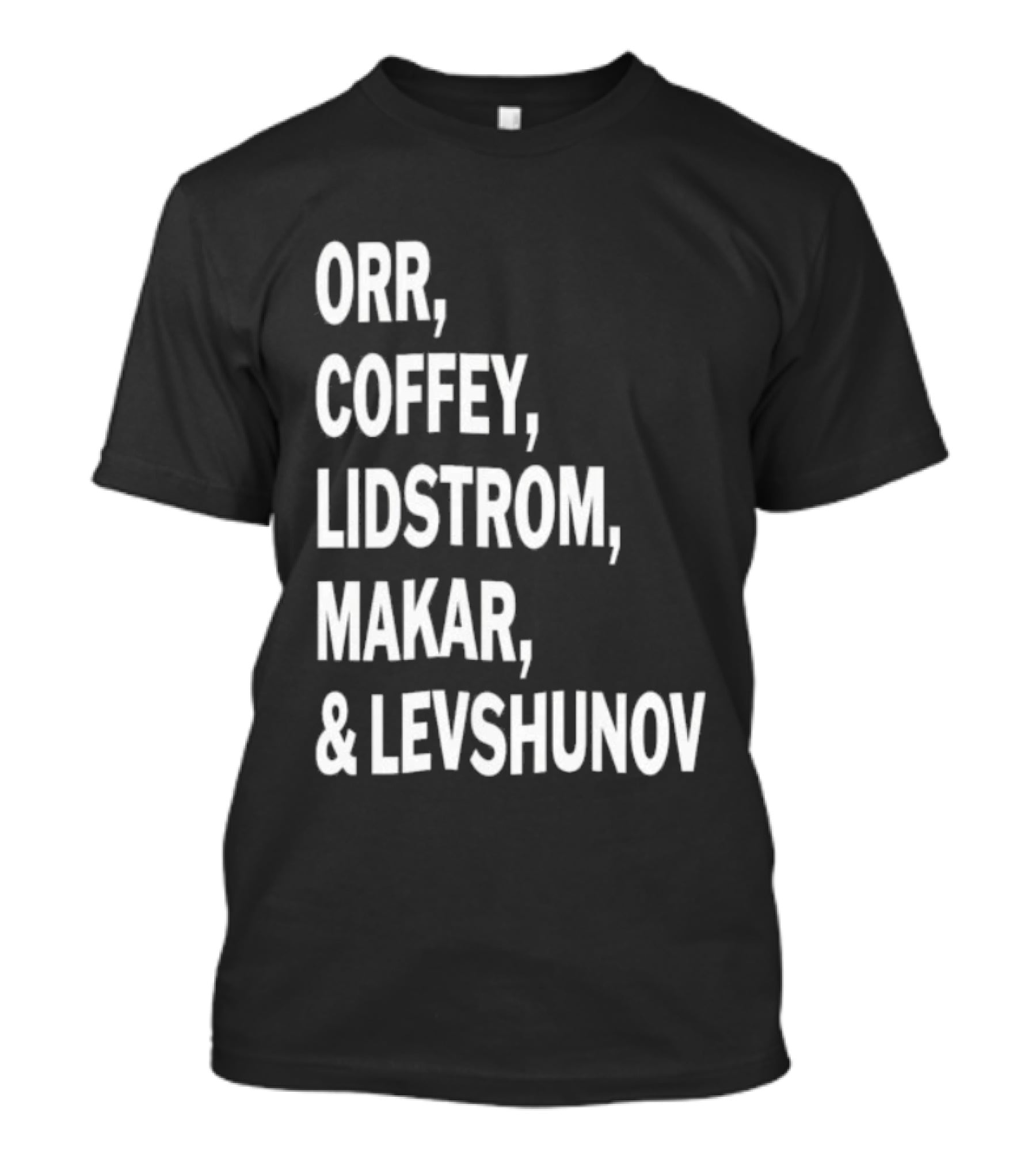 Orr Coffey Lidstrom Makar Levshunov Chicago Blackhawks T-Shirt