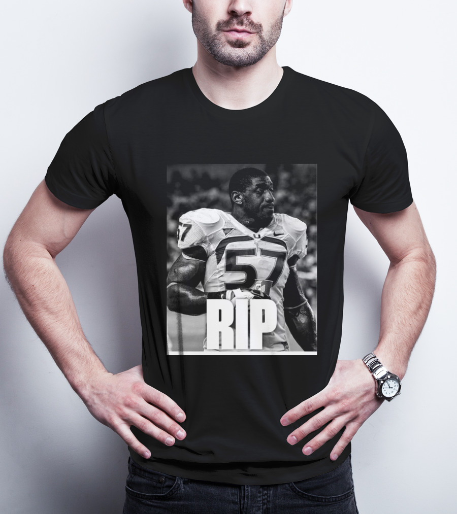 R.I.P Allen Bailey 1989 2026 Football Tribute 57 T-Shirt