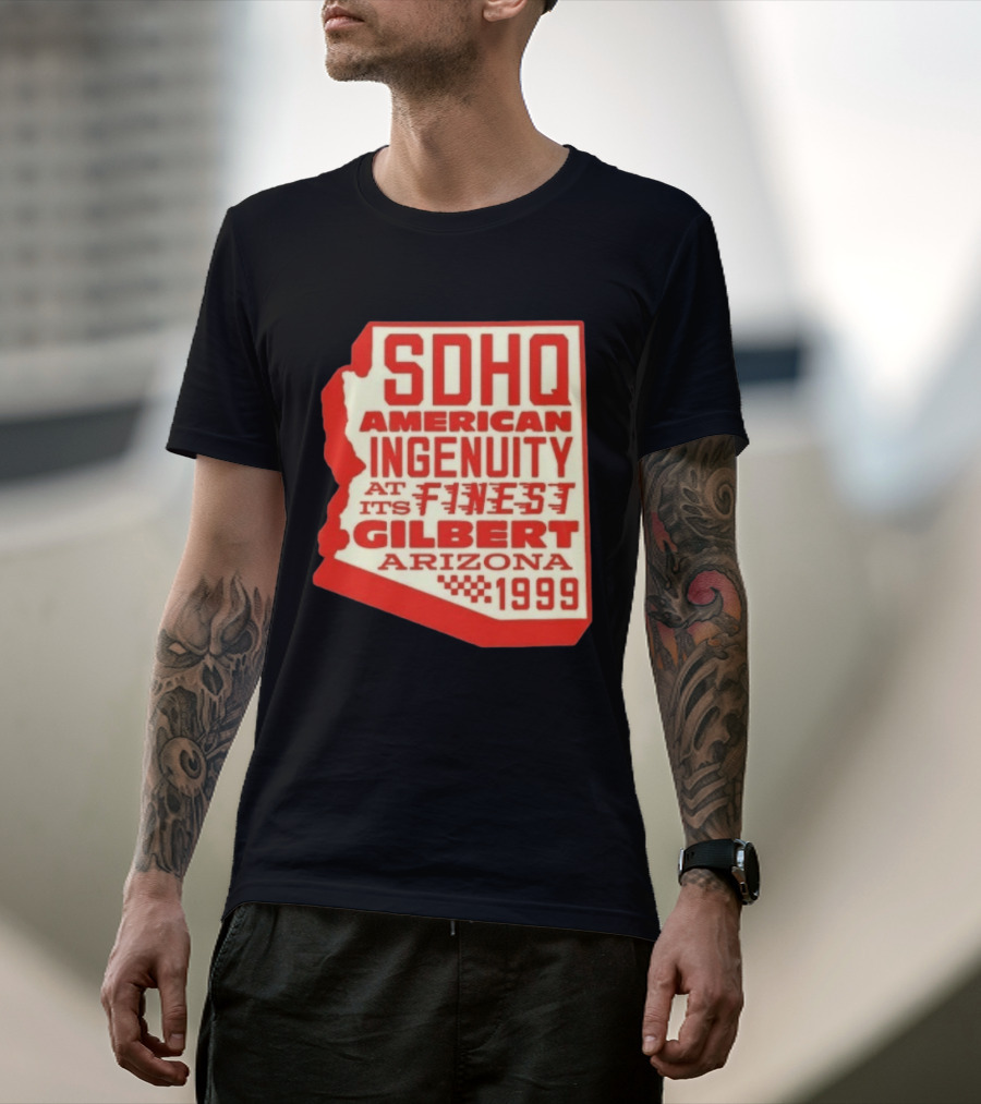 SDHQ American Ingenuity Gilbert Arizona 1999 Racing T-Shirt