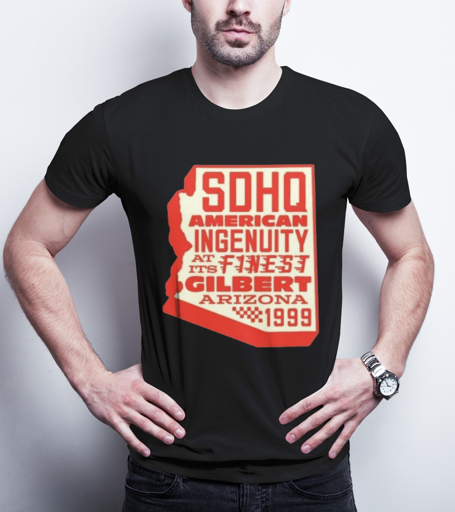 SDHQ American Ingenuity Gilbert Arizona 1999 Racing T-Shirt