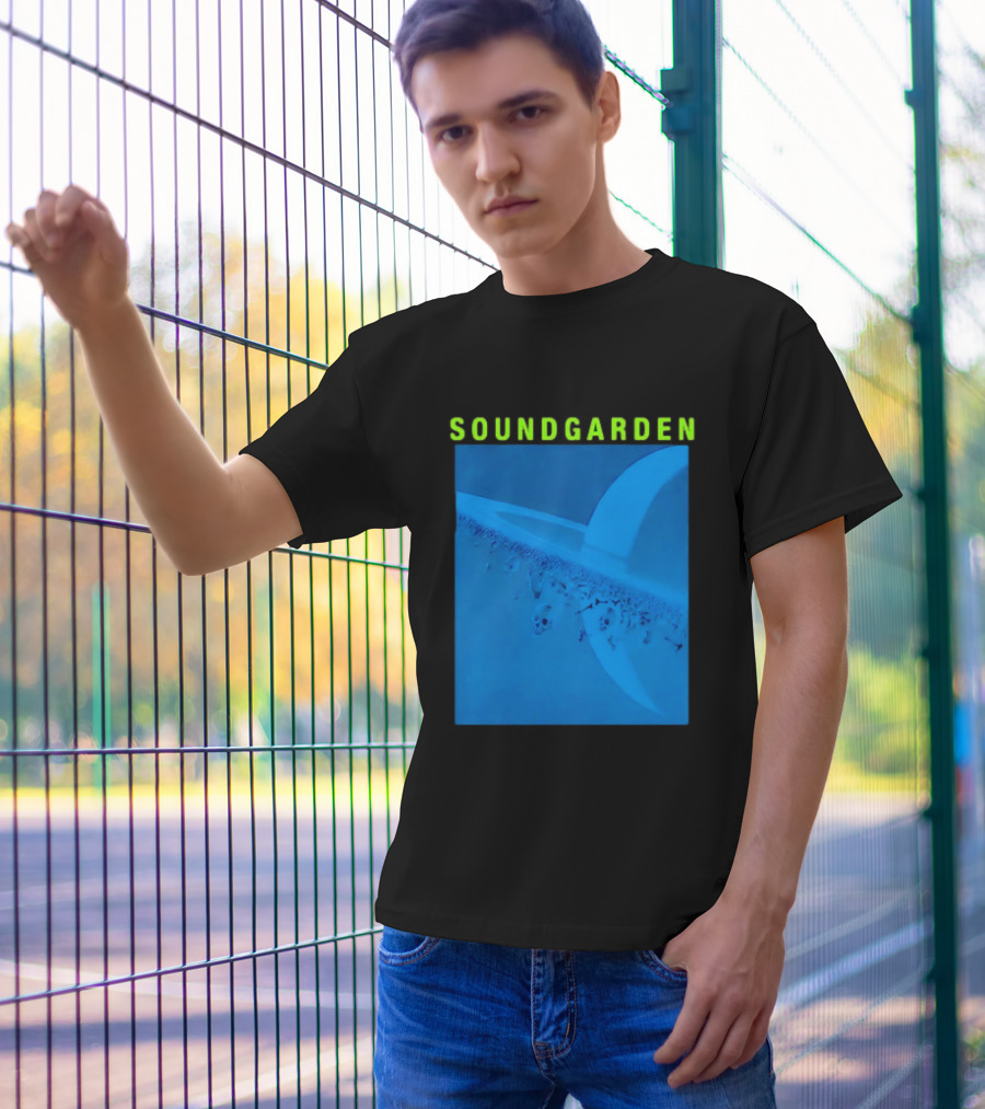 Soundgarden Superunknown Album Cover Art Blue Skull Scene T-Shirt