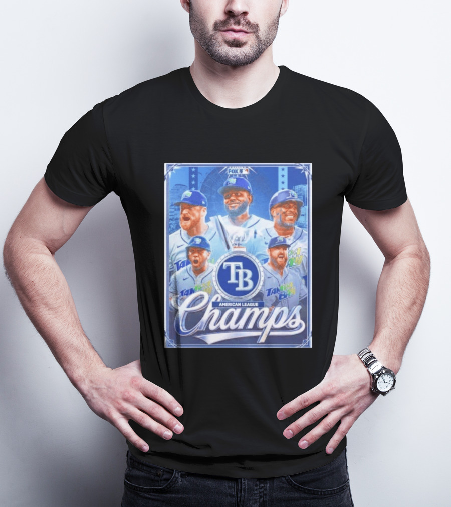 Tampa Bay Rays American League Champs Fox MLB T-Shirt