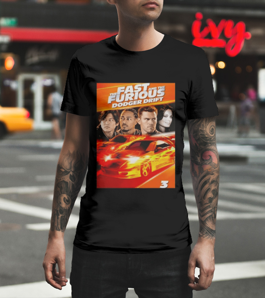 The Fast And The Furious Dodger Drift 3 T-Shirt