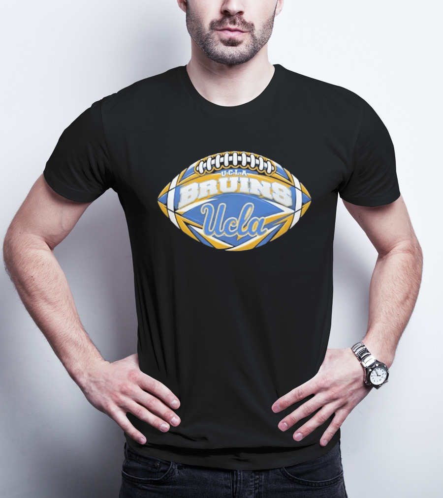 UCLA Bruins Football NCAA Oval Shape Ucla T-Shirt