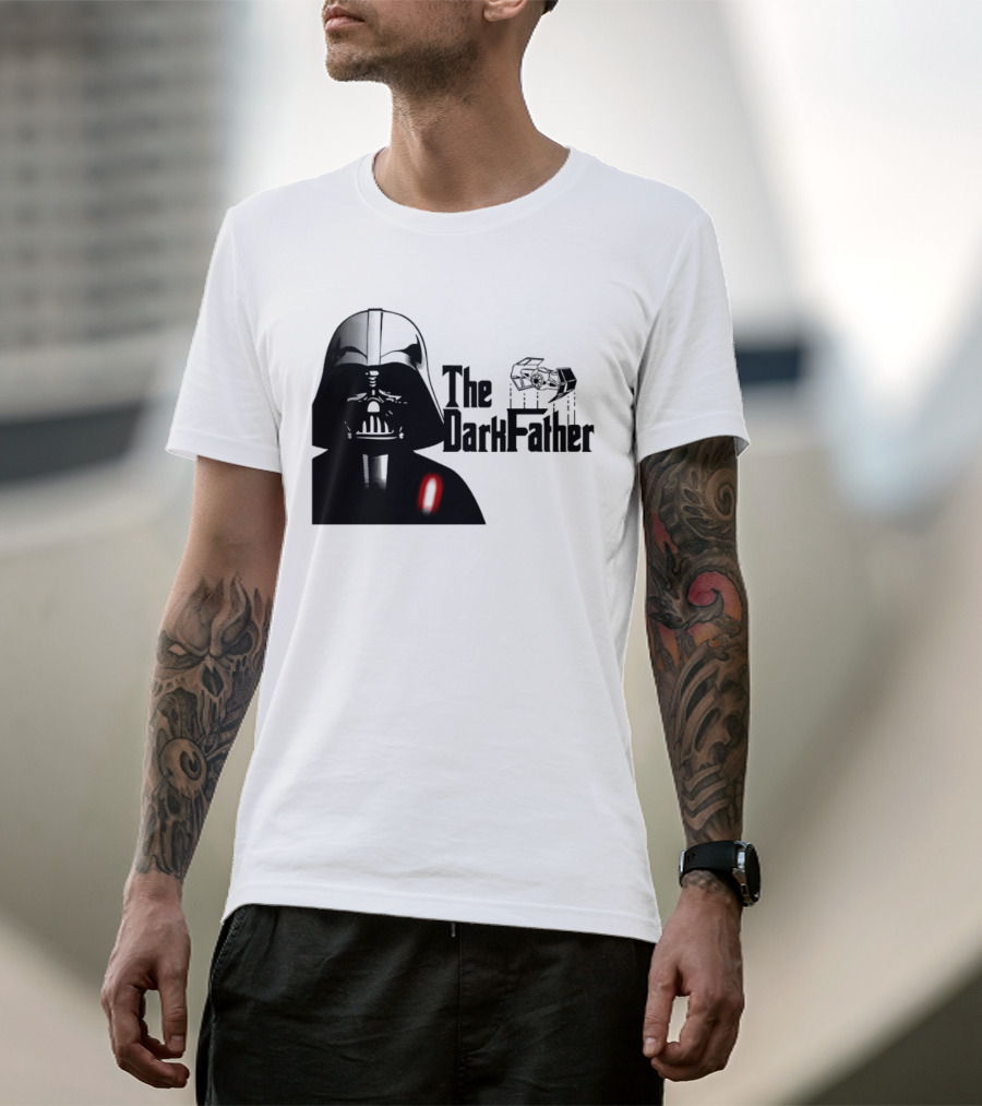 The Darth Father Star Wars Sith Lord And TIE Fighter T-Shirt