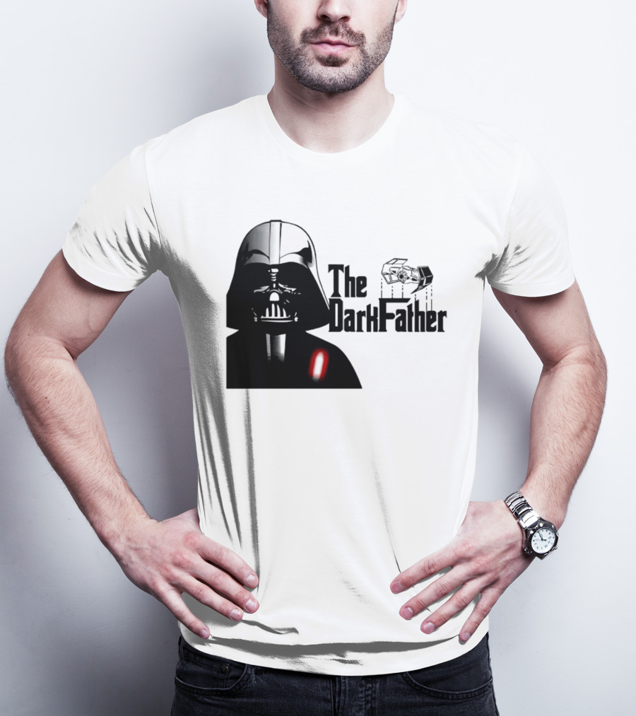 The Darth Father Star Wars Sith Lord And TIE Fighter T-Shirt