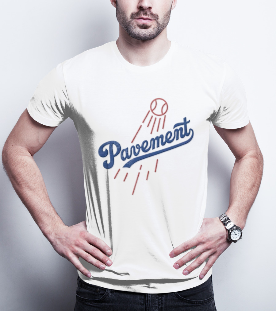 Pavement Indie Rock 90s Baseball Aesthetic T-Shirt
