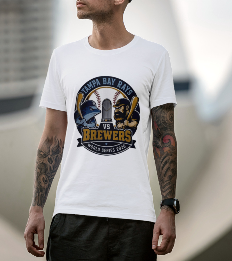 Tampa Bay Rays Vs Brewers World Series 2026 T-Shirt