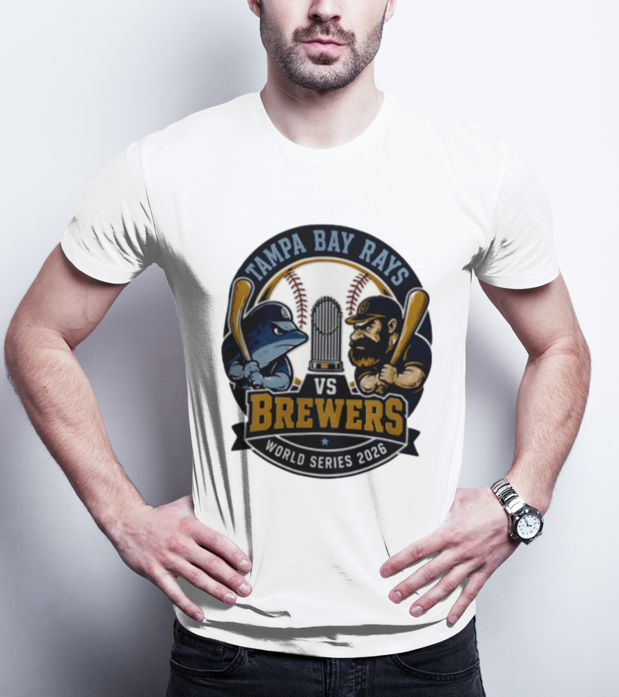 Tampa Bay Rays Vs Brewers World Series 2026 T-Shirt