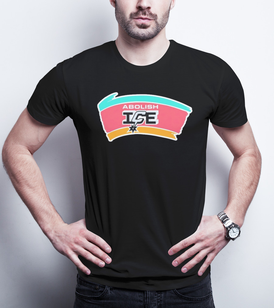 Abolish ICE Political Activism Social Justice San Antonio Spurs T-Shirt