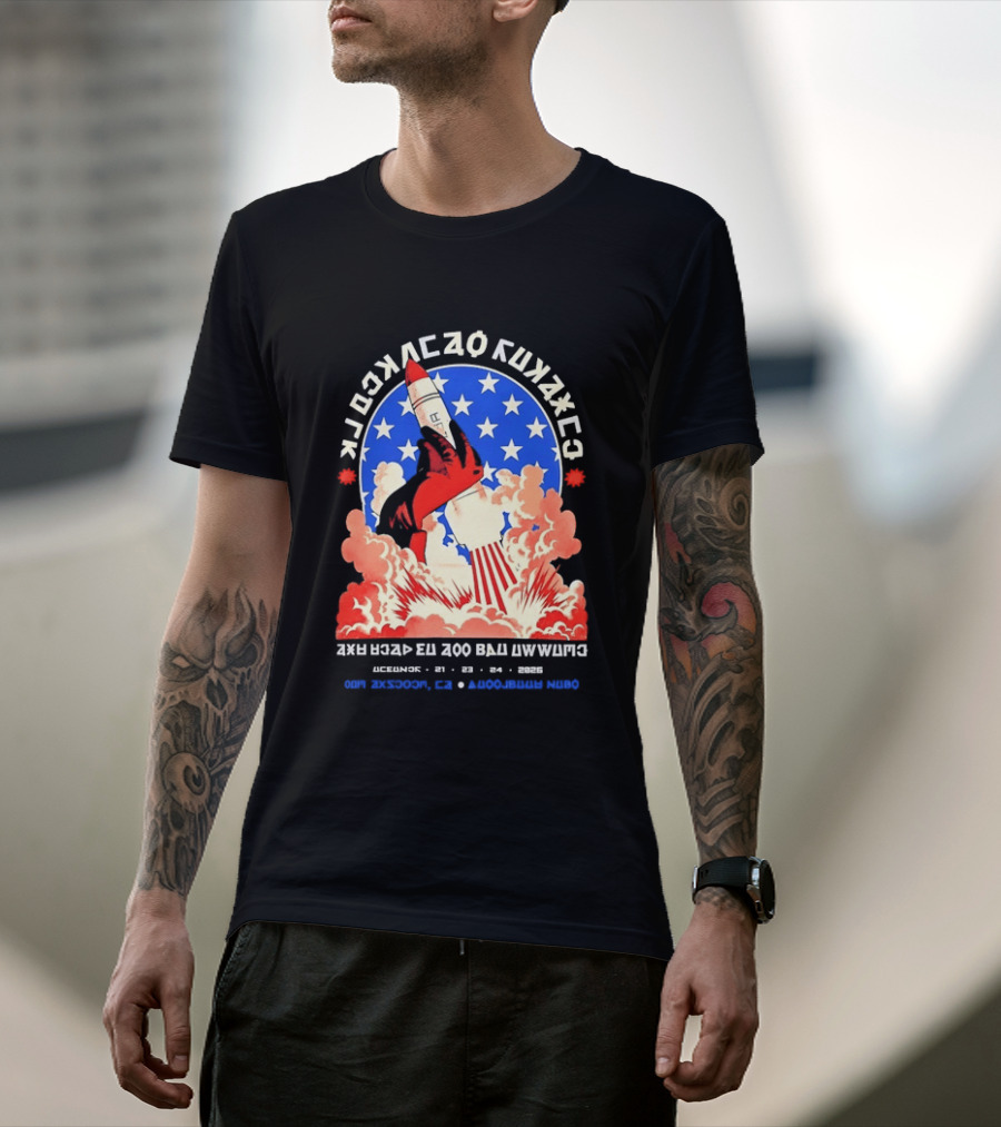 Ad Astra Per Aspera The Sky Is Not The Limit Rocket Mission T-Shirt