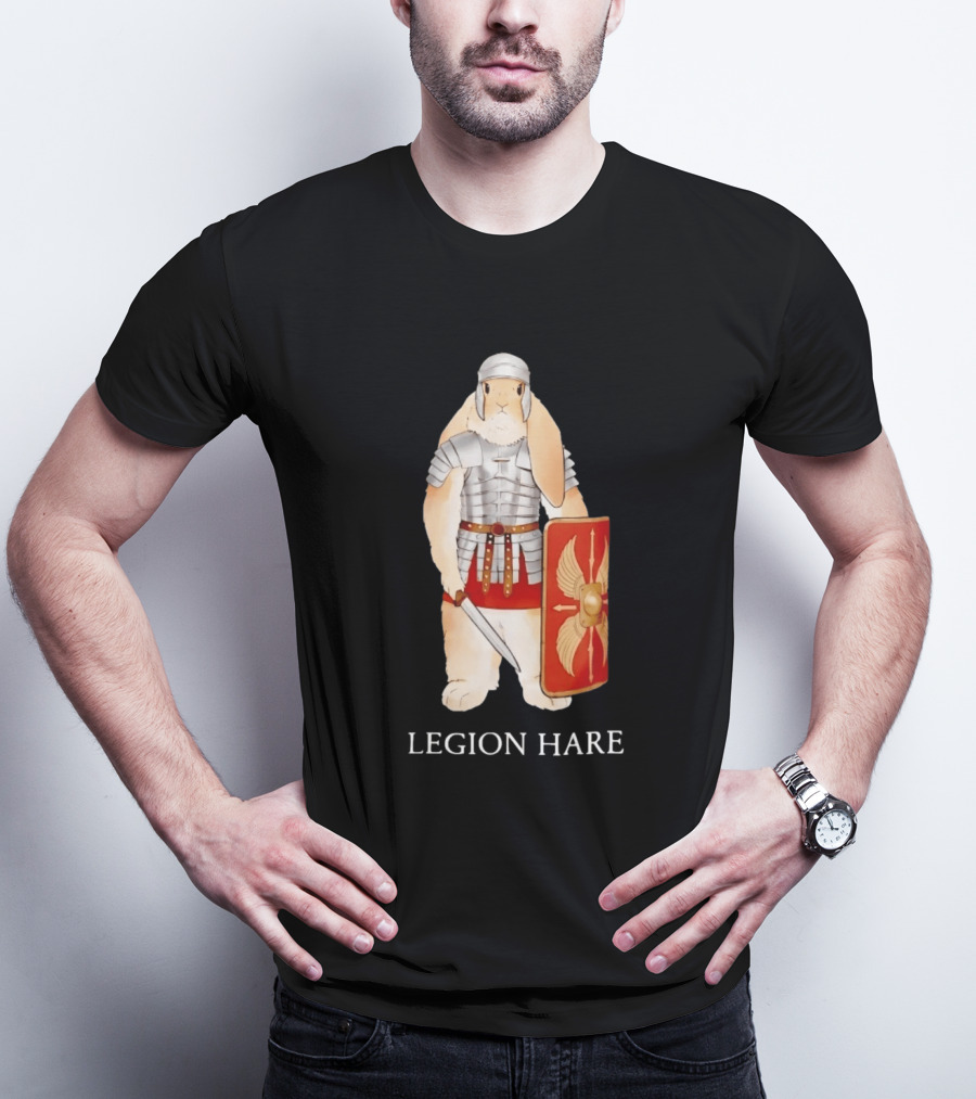 Legion Hare Roman Soldier Rabbit Warrior Bunny T-Shirt