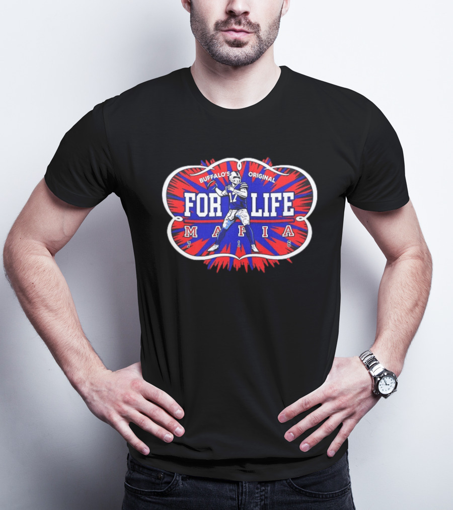 Buffalo's Original For Life Mafia 2018 Football Player 17 T-Shirt