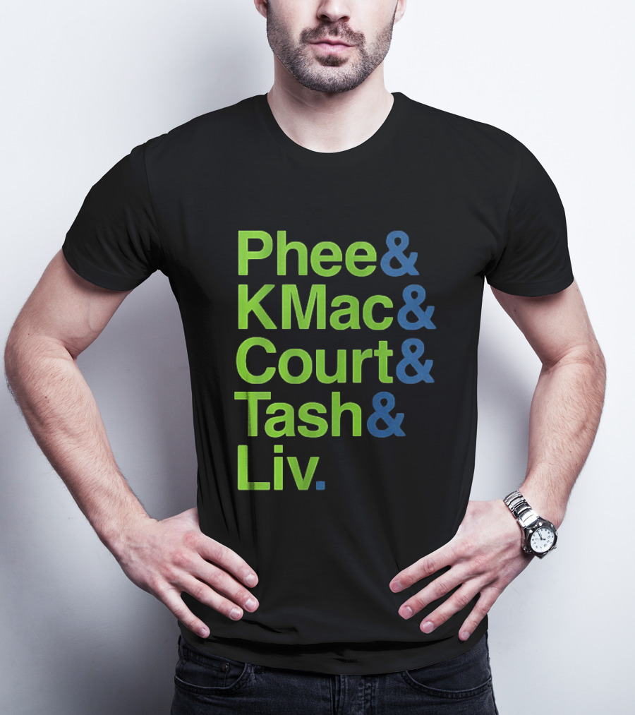 Minnesota Lynx Phee KMac Court Tash Liv Basketball 2026 T-Shirt