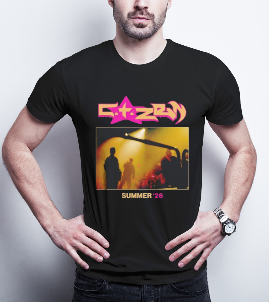 Citizen Summer '26 Concert Tour Alternative Rock Live Performance T-Shirt