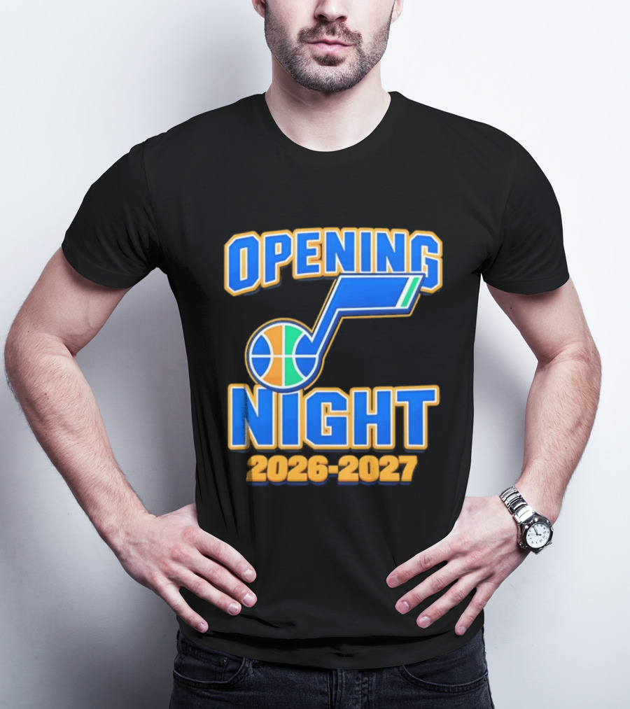 Opening Night 2026 2027 Utah Jazz Basketball Event T-Shirt