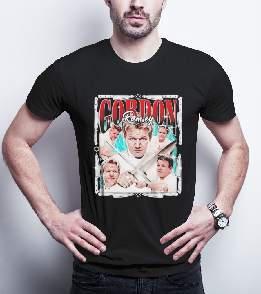 Gordon Ramsay Culinary Legend Chef Cooking Iconic Expressions T-Shirt