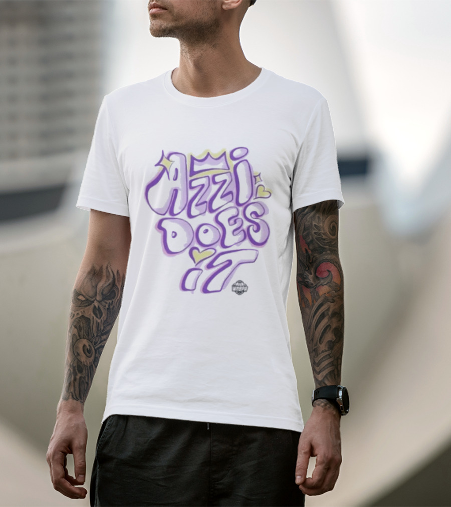 Azzi Does It WNBPA WNBA Basketball T-Shirt