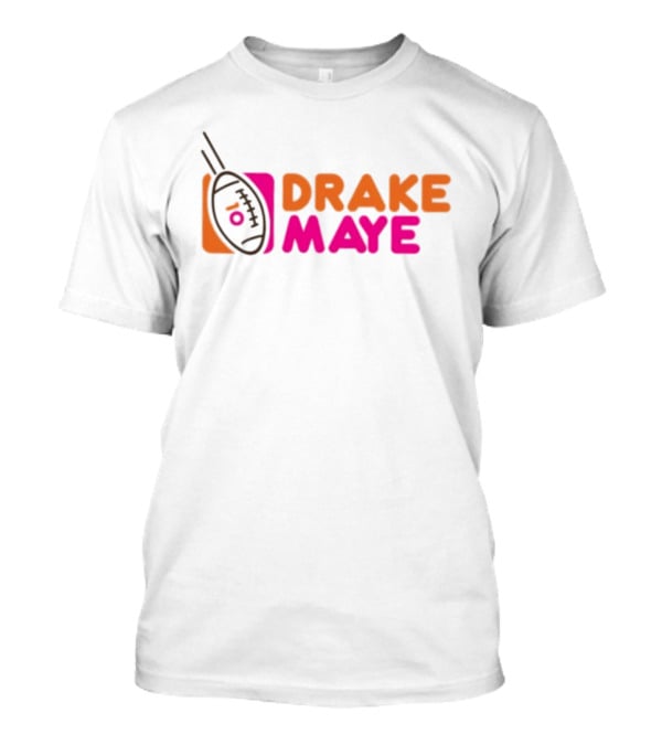 Drake Maye No 10 Football Quarterback T-Shirt