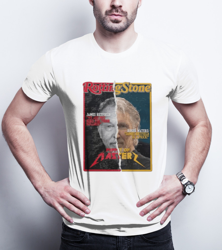 Rotting Stone James Hetfield Roger Waters Puppet Of Master T-Shirt