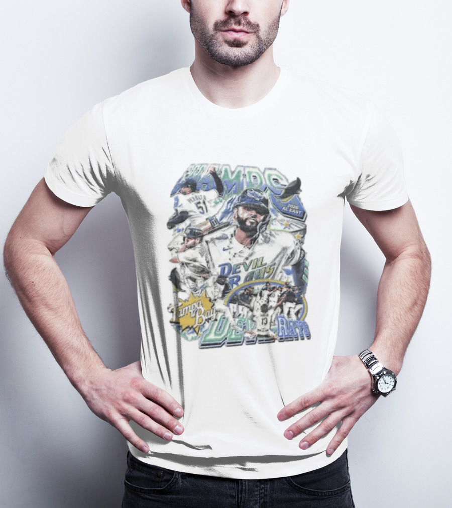 Tampa Bay Devil Rays 2026 AL East Champs Peralta Camino Baseball Triumph T-Shirt