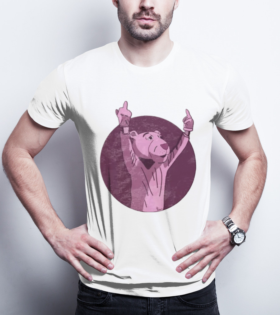 The Pink Panther Middle Finger By Lluvia T-Shirt