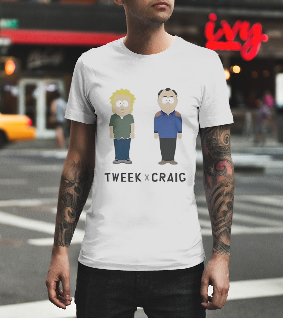 Tweek X Craig South Park Comedy Central Characters T-Shirt